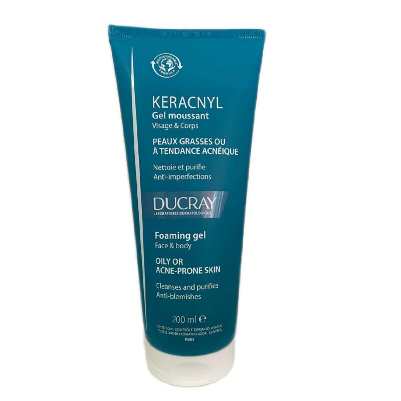 Ducray Keracnyl Gel Moussant 200ml - Biofun